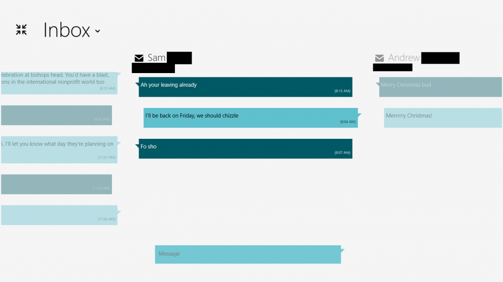 Xaml Listview That Stacks Items From The Bottom For Messaging Cryclops